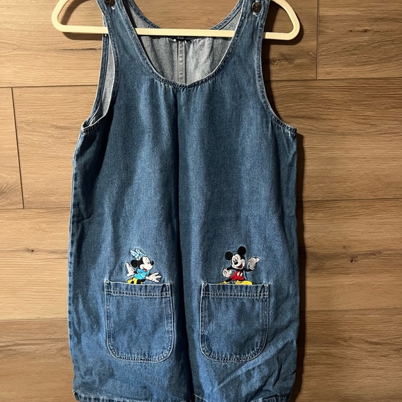 Disney | Dresses | Disney Denim Overalls Blue | Poshmark